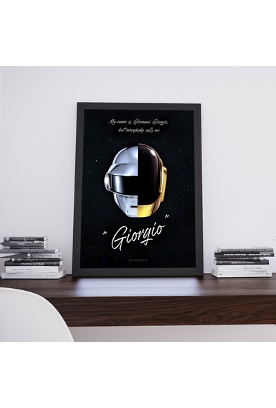 Kaynock Daft Punk, Giovanni Giorgio, Müzik, Poster Tablo Kaynock Daft Punk, Giovanni Giorgio, Müzik, Poster Tablo