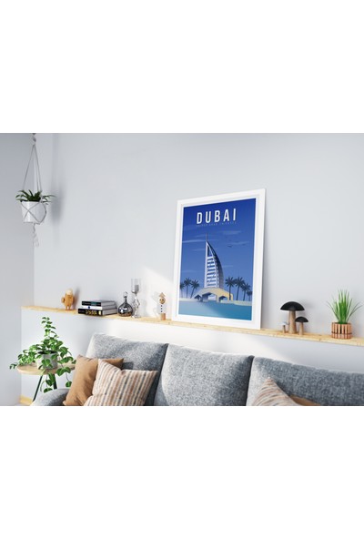 Kaynock Dubai, Illüstrasyon Poster Tablo