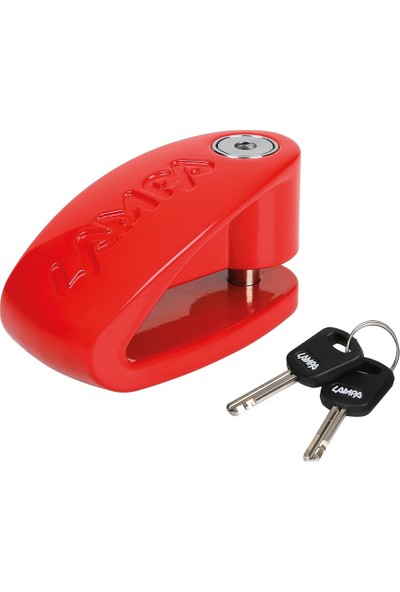 Lampa Stone Xl Kırmızı 10MM Disk Kilidi 2 Anahtarlı 90591 Lampa Stone Xl Kırmızı 10MM Disk Kilidi 2 Anahtarlı 90591