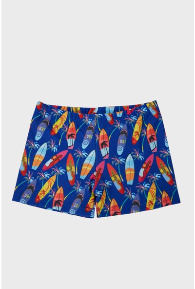 Slipstop Miami Junior Sörf Desenli Mayo Short Erkek Çocuk Mayo Short SM22120214
