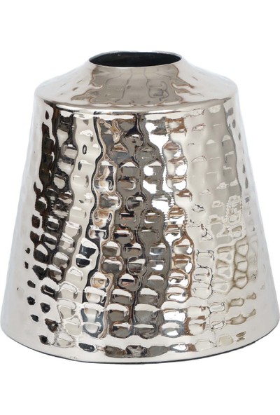 Karaca Home Moroccan Vazo Gümüş 25 x 25 x 36 cm Karaca Home Moroccan Vazo Gümüş 25 x 25 x 36 cm