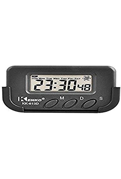 Kenko Kronometre Alarm Dijital Küçük Masa Araba Saati