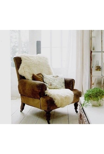 F'ullya Hakiki Koyun Postu Orijinal Deri Post