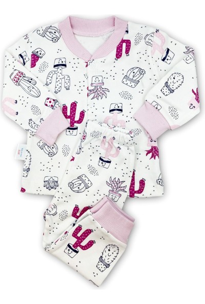 Sema Baby Sleeper Cactus Bebek Bebek Pijama Takımı 3-6 Ay - Pembe Sema Baby Sleeper Cactus Bebek Bebek Pijama Takımı 3-6 Ay - Pembe