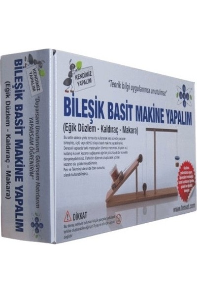 Fenset Bileşik Basit Makine Yapalım Bileşik Basit Makine Seti Eğik Düzlem-Kaldıraç-Makara Fenset Bileşik Basit Makine Yapalım Bileşik Basit Makine Seti Eğik Düzlem-Kaldıraç-Makara