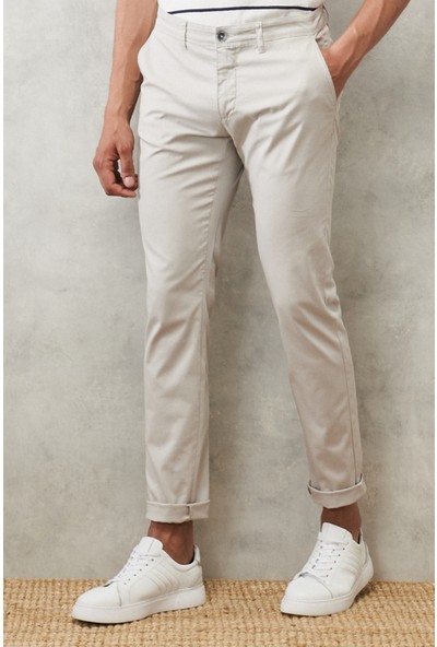 AC&Co / Altınyıldız Classics Slim Fit Dar Kesim Yan Cep Chino Pantolon