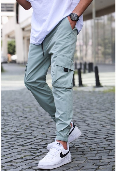 Madmext Çağla Yeşili Kargo Cep Erkek Jogger Pantolon 5461 Madmext Çağla Yeşili Kargo Cep Erkek Jogger Pantolon 5461