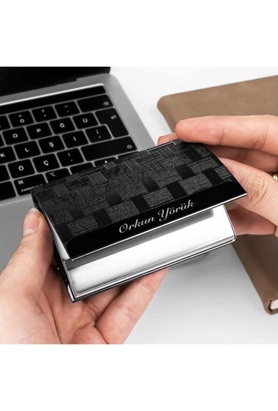 Kişiye Özel Kartvizitlik Elit Siyah 904301