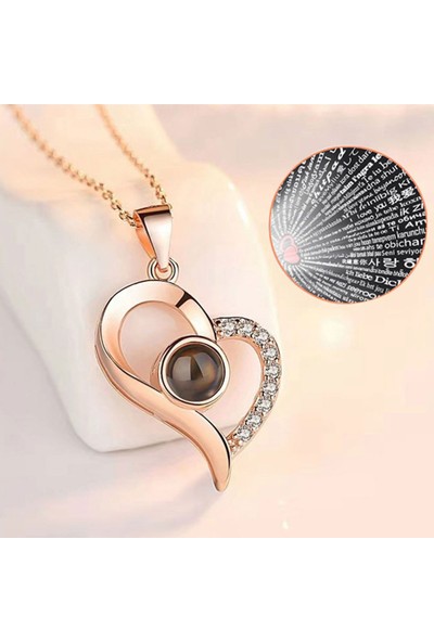 Lotuslight 100 Dilde Seni Seviyorum Yazan Zirkon Taşlı Projeksiyon Kalp Kolye Gold Renk Lotuslight 100 Dilde Seni Seviyorum Yazan Zirkon Taşlı Projeksiyon Kalp Kolye Gold Renk