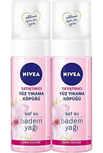 Nivea Yüz Yıkama Köpüğü Kuru Ciltler 150 Ml X2 2 Paket (2 X 150 Ml) Nivea Yüz Yıkama Köpüğü Kuru Ciltler 150 Ml X2 2 Paket (2 X 150 Ml)