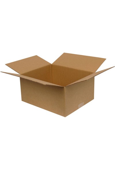 30X25X15 cm Tek Oluklu Kraft Koli - 10 Adet