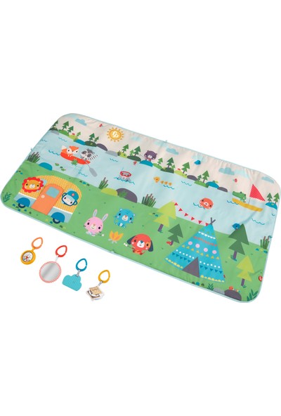 Fisher Price Büyük Maceralar Dev Oyun Halısı, Yenidoğanlar ve Bebeklere Uygun, Yanında Oyuncaklar Bulunan 152 cm Uzunluğunda Oyun Minderi GXR53 Fisher Price Büyük Maceralar Dev Oyun Halısı, Yenidoğanlar ve Bebeklere Uygun, Yanında Oyuncaklar Bulunan 152 cm Uzunluğunda Oyun Minderi GXR53