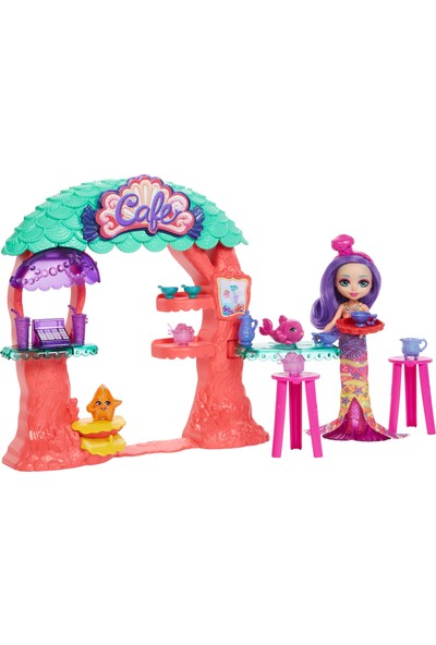 Enchantimals Su Altı Kafe Oyun Seti (22 cm), Deniz Kızı Martina Bebek, 2 hayvan dostu ve aksesuarlar dahil 15'ten fazla parça, 3 yaş ve üzeri HCF86 Enchantimals Su Altı Kafe Oyun Seti (22 cm), Deniz Kızı Martina Bebek, 2 hayvan dostu ve aksesuarlar dahil 15'ten fazla parça, 3 yaş ve üzeri HCF86
