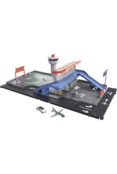 Matchbox Aksiyon Sürücüleri Havaalanı Macerası Oyun Seti, 1 Adet Araba ve 1 Adet Uçak ile HCN34 Matchbox Aksiyon Sürücüleri Havaalanı Macerası Oyun Seti, 1 Adet Araba ve 1 Adet Uçak ile HCN34