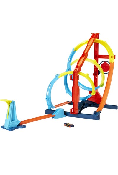 Hot Wheels Track Builder Spiral Dönüşlü Pist Oyun Seti, Yaratıcı Spiral Pist Yarışları, Hedefi Vurmanın 2 Yolu, 1 Adet Hot Wheels Araç Dahil, 6 Yaş ve Üzeri HDX79 Hot Wheels Track Builder Spiral Dönüşlü Pist Oyun Seti, Yaratıcı Spiral Pist Yarışları, Hedefi Vurmanın 2 Yolu, 1 Adet Hot Wheels Araç Dahil, 6 Yaş ve Üzeri HDX79