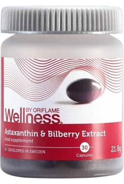 Oriflame Wellnessby Astaksantin ve Yaban Mersini Içeren Takviye Edici Gıda Oriflame Wellnessby Astaksantin ve Yaban Mersini Içeren Takviye Edici Gıda