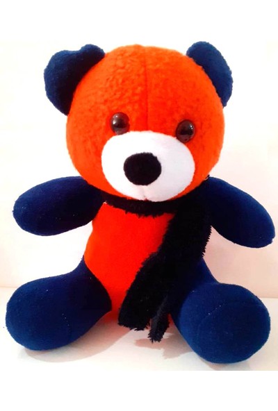 Modellino Fularlı Lacivert Kırmızı Peluş Ayıcık - 30CM - 1 Adet Modellino Fularlı Lacivert Kırmızı Peluş Ayıcık - 30CM - 1 Adet