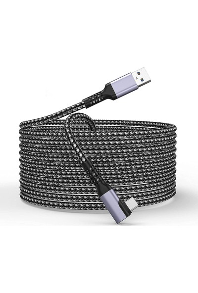 LİNK Oculus Quest 2 Link Kablosu - 5 mt Usb-C Hızlı Şarj ve Aktarım LİNK Oculus Quest 2 Link Kablosu - 5 mt Usb-C Hızlı Şarj ve Aktarım