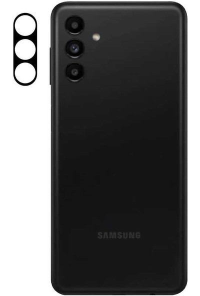 Smcase Samsung Galaxy A13 4g Kamera Lens Koruyucu Cam Siyah