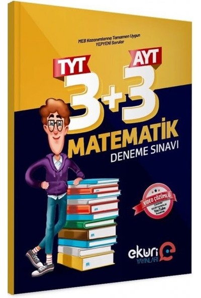 Eküri Yayınları 3 TYT & 3 AYT Matematik Deneme Sınavı