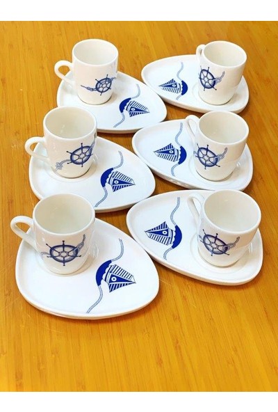 Marin Türk Kahvesi Veya Espresso Marin Fincan Takım. 100 Ml.*6