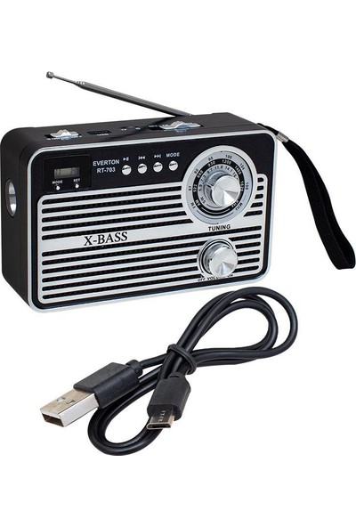 RT-703BT Usb/sd/fm/aux Destekli Nostaljik Radyo
