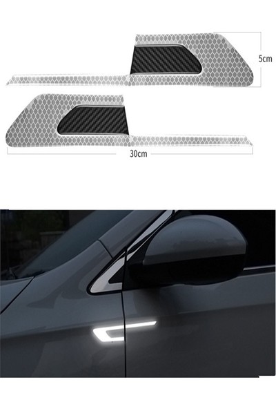 Özkaş Oto Sticker Reflektörlü Yan Kapı Yapıştırma Oto Aksesuar Özkaş Oto Sticker Reflektörlü Yan Kapı Yapıştırma Oto Aksesuar