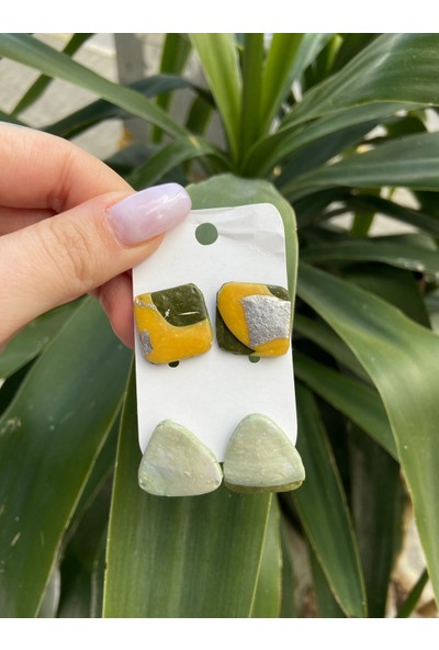 Fergie Handmade Polimer Kil El Yapımı Küpe Fergie Handmade Polimer Kil El Yapımı Küpe
