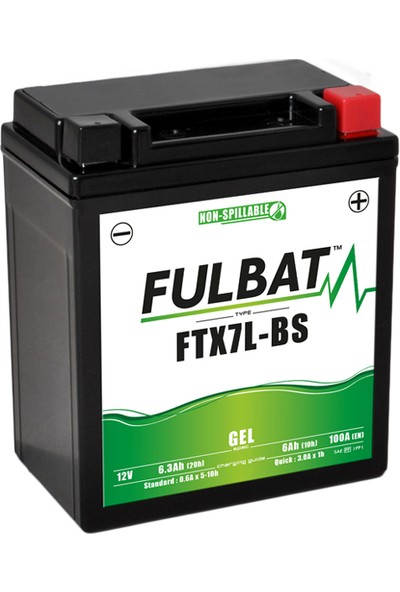 Fulbat Bajaj Boxer 150 Fulbat FTX7L-BS YTX7L-BS Jel Akü Fulbat Bajaj Boxer 150 Fulbat FTX7L-BS YTX7L-BS Jel Akü