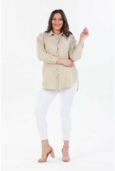 Pera Club Büyük Beden Gömlek