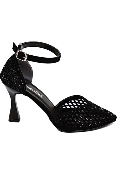 Ustalar Ayakkabı Çanta Siyah Süet Kadın Topuklu Ayakkabı 462.440
