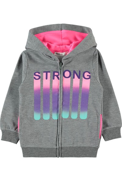 Civil Girls Kız Çocuk Kapüşonlu Hırka 2-5 Yaş Grimelanj