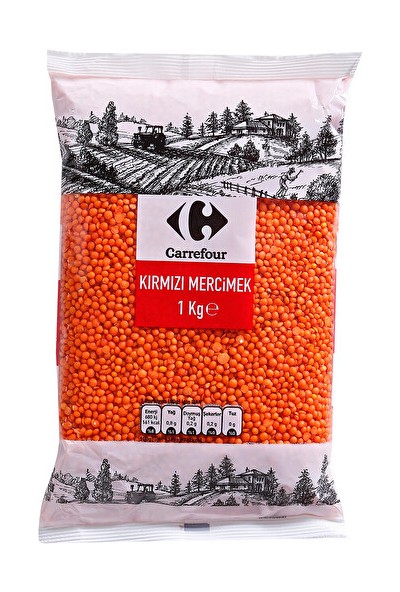 Carrefour Kırmızı Mercimek Yerli 1 kg Carrefour Kırmızı Mercimek Yerli 1 kg