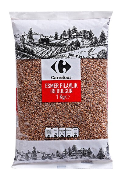 Carrefour Esmer Pilavlık Bulgur 1 kg Carrefour Esmer Pilavlık Bulgur 1 kg