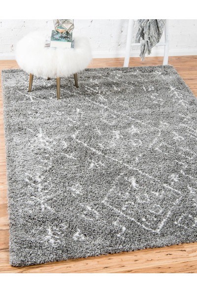 Angora Home Angorahome Marrakesh Makine Halısı 1456A Gri 240 cm x 300 cm Dikdörtgen