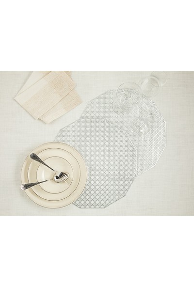 Shining Stars Pvc 2'li Amerikan Servis 38 cm Silver