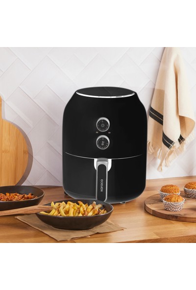 Karaca Multifry Siyah Air Fryer Yağsız Fritöz 3,5 L Karaca Multifry Siyah Air Fryer Yağsız Fritöz 3,5 L
