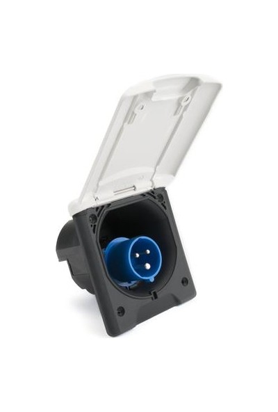 Abl Plus 220V Karavan Dış Elektrik Girişi - Beyaz Abl Plus 220V Karavan Dış Elektrik Girişi - Beyaz
