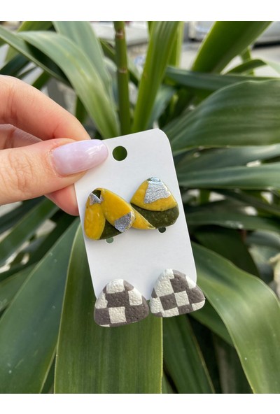 Fergie Handmade Polimer Kil El Yapımı Küpe Fergie Handmade Polimer Kil El Yapımı Küpe