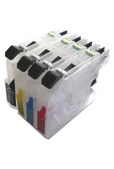 Cescesor Brother LC569XL / LC565XL Muadil Kolay Dolan Kartuş - 4 Renk Cescesor Brother LC569XL / LC565XL Muadil Kolay Dolan Kartuş - 4 Renk