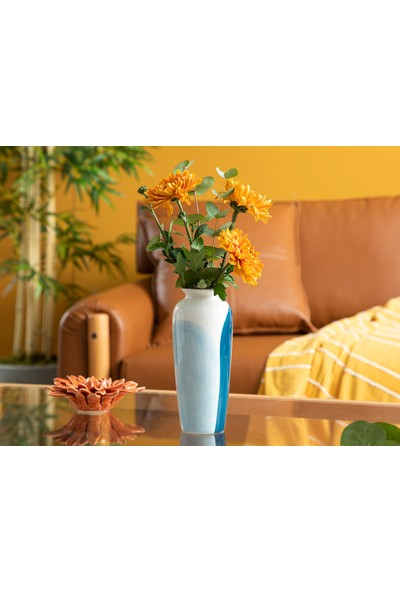 English Home Andre Vazo 8X8X20 cm Mavi
