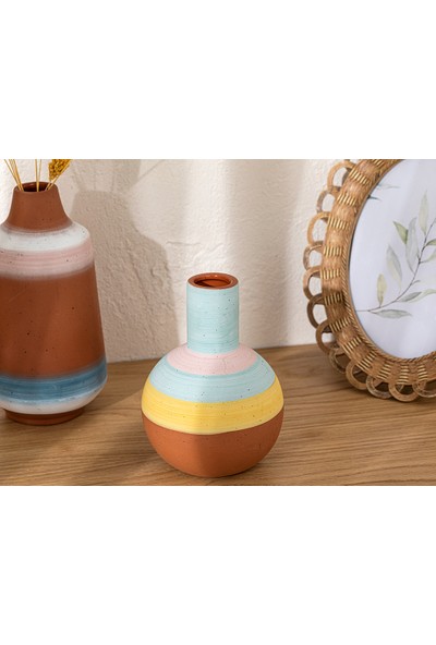 English Home Mona Vazo 10.5X10.5X14 cm Terracotta English Home Mona Vazo 10.5X10.5X14 cm Terracotta