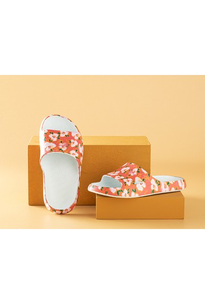 English Home Red Bouqet Kadın Plaj Terliği 36 Kırmızı