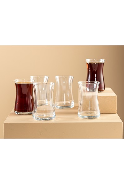 English Home Osaka Cam 6'lı Çay Bardağı 155 ml Şeffaf English Home Osaka Cam 6'lı Çay Bardağı 155 ml Şeffaf