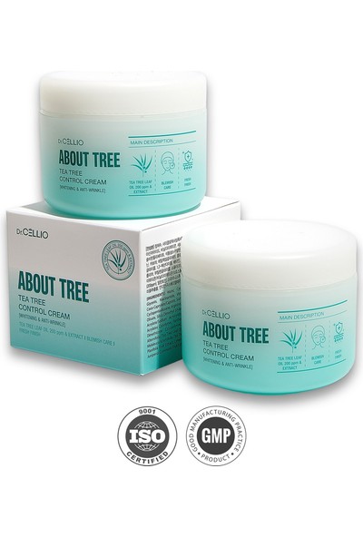 Dr. Cellıo Yaşlanma ve Leke Karşıtı Çay Ağacı Özü Içeren About Tree Krem