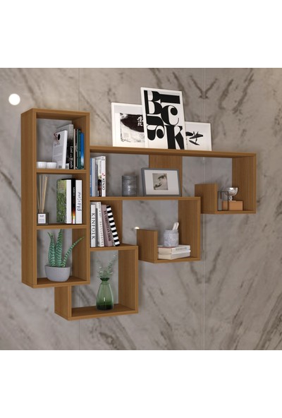 Decoraktiv Doremi Mdf Duvar Ünitesi Naturel Ceviz