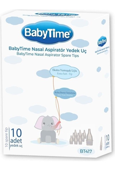 Baby Time Nasal Aspiratör 10'lu Yedek Uç