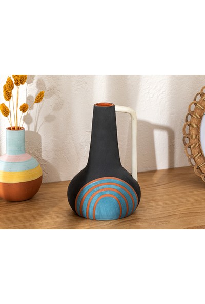 English Home Rusty Vazo 13.5X13.5X20 cm Terracotta