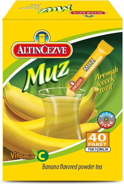 Altıncezve Muz Aromalı Tek Içimlik Içecek Tozu 40 x 1.5 gr Altıncezve Muz Aromalı Tek Içimlik Içecek Tozu 40 x 1.5 gr