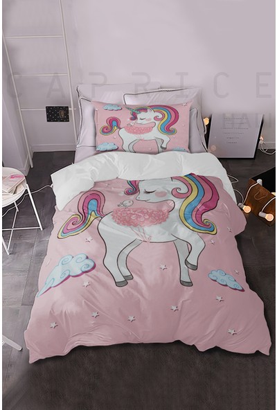 Caprice Halı Sevimli Unicorn Çocuk Nevresim Takımı Caprice Halı Sevimli Unicorn Çocuk Nevresim Takımı
